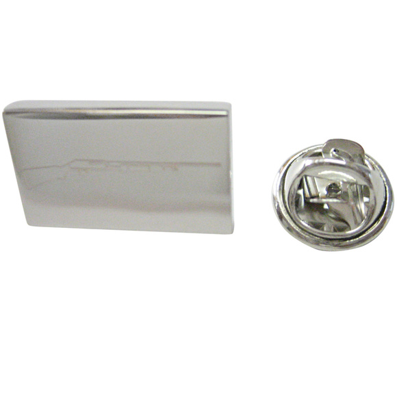 Kiola Designs | Accessories | Silver Toned Etched Shotgun Lapel Pin ...